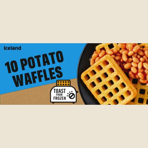 Iceland 12 Potato Waffles | Brits