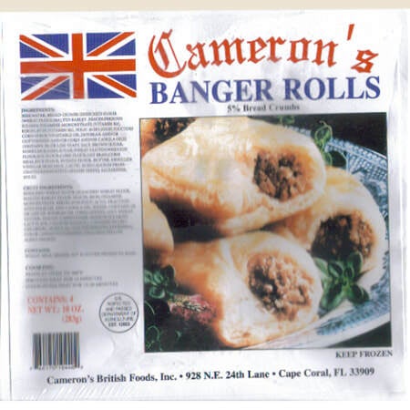 Cameron’s Banger Rolls 4pk | Brits
