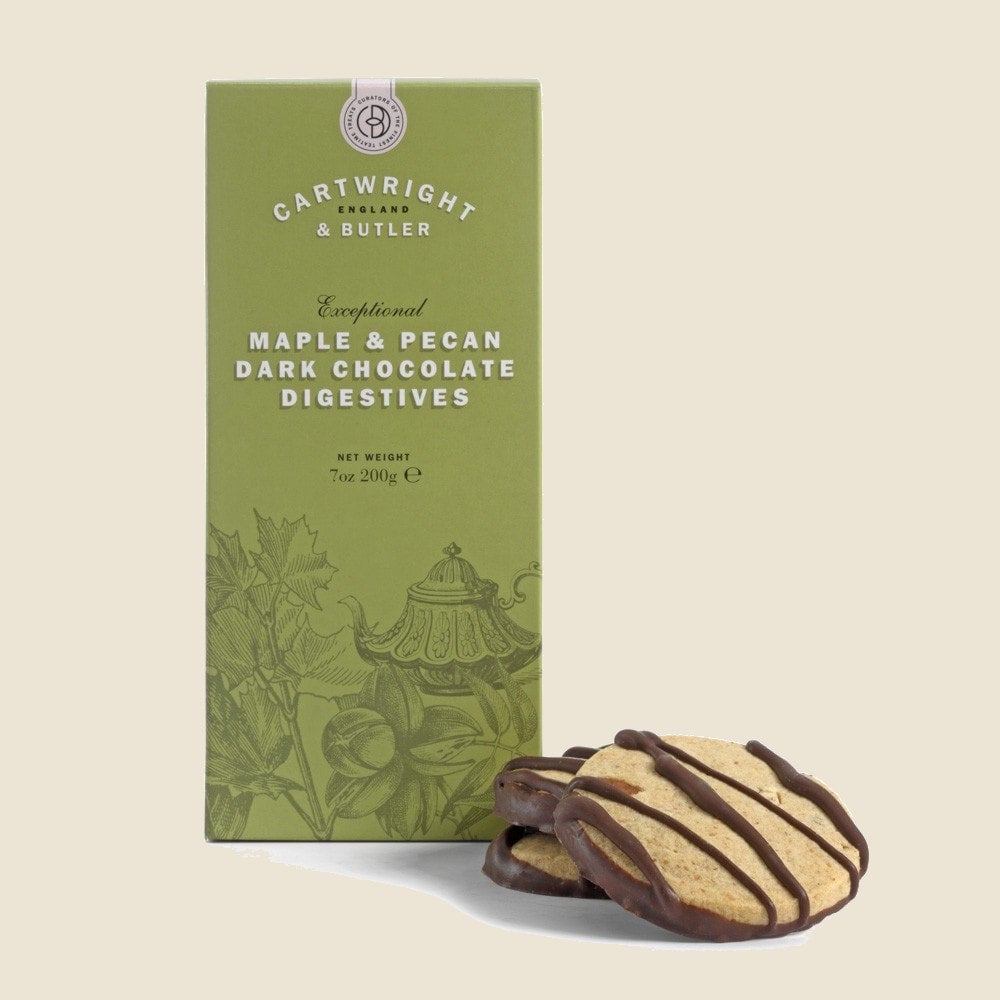 Cartwright & Butler Maple & Pecan Dark Chocolate Digestives Carton ...